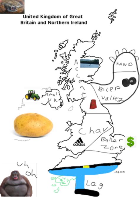 The New Map Of The Uk R Callmecarson
