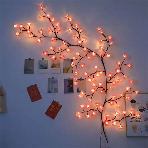 Led Tree Branch Cherry Blossom Lightscherry Blossom Tree Light Diy