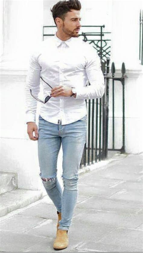 How To Style A White Button Up Mens At Ryan Hagen Blog