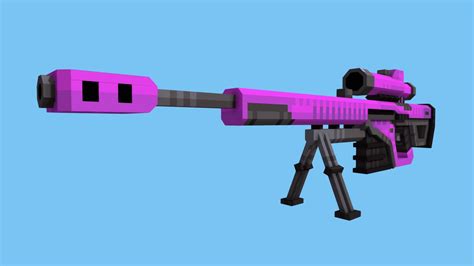 Cyberpunk 50cal Blockbench 3d Model By Cookiesnom [51b9a1f] Sketchfab