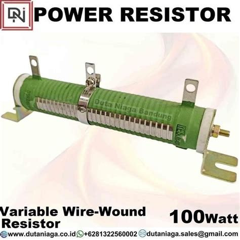 Jual Dsr 100 Watt Resistor Variable Resistor Geser Bambu Shopee Indonesia