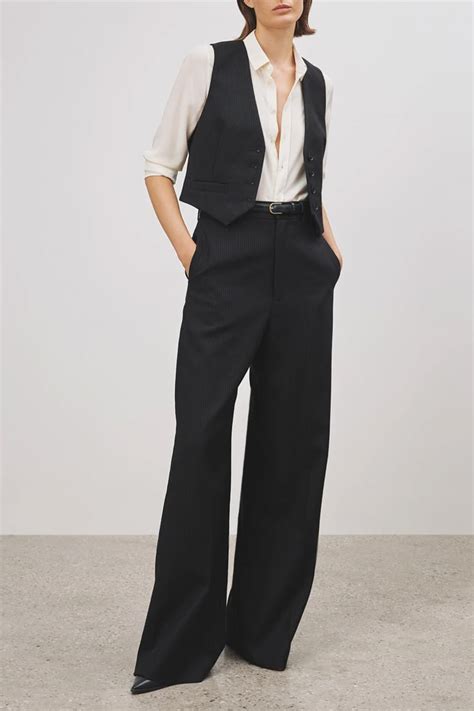 Ismael Tailored Vest Black 2 Женский стиль Одежда Наряды