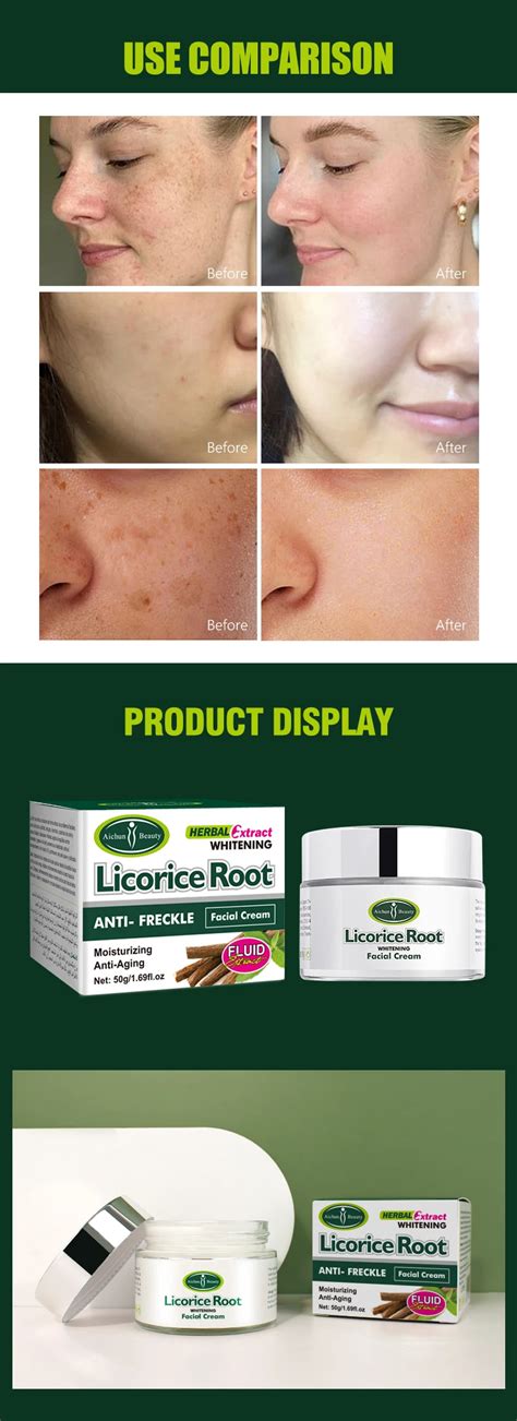 Aichun Beauty Licorice Root Anti Freckle Facial Cream 50g Moon Kuwait