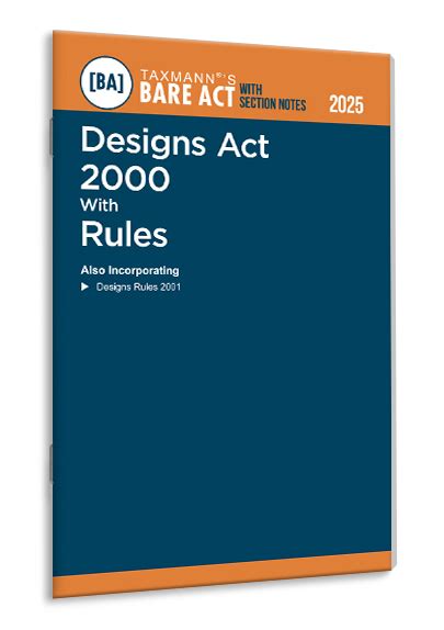 Designs Act With Rules Bare Act With Section Notes Act No 16 Of 2000 By Taxmanns Editorial