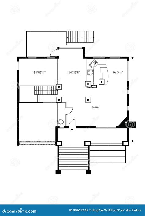 Floorplan Stock Illustration Illustration Of Floorplanner 99627645