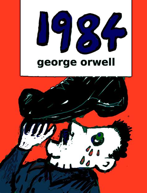 Orwell Poster By Paul Sutcliffe Drawing By Paul Sutcliffe Fine Art