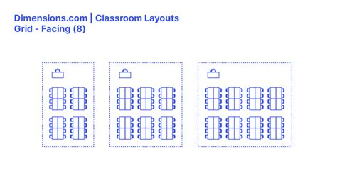 Classroom Grid Facing 8 Dimensions And Drawings