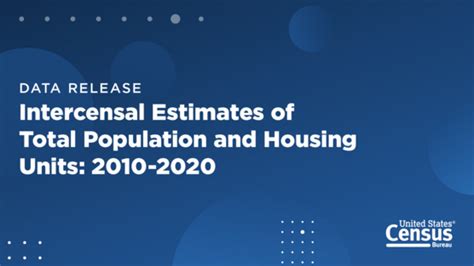 Census 2010 2020 Intercensal Estimates Released