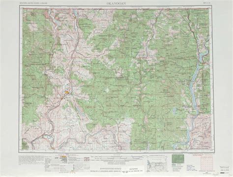 Okanogan Topographic Map Wa Usgs Topo 1 250 000 Scale