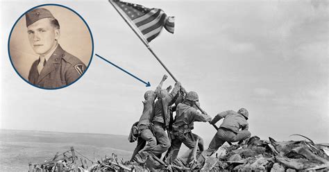 Marine Harold Schultz Helped Raise The Flag At Iwo Jima He Wasnt