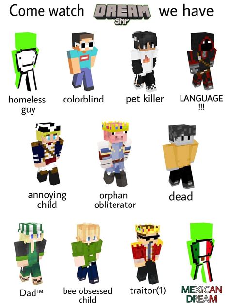 39 Minecraft Memes Dream Smp Fanart Ellery Deforest
