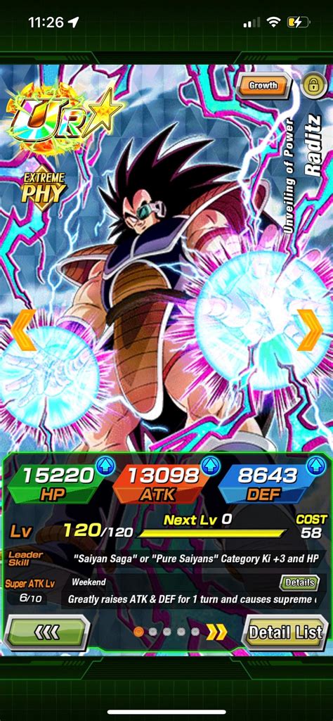 Im Trying To Make A Build For Phy Raditz Lol Rdokkanbattlecommunity