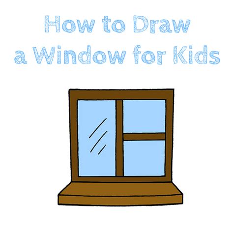 Simple Window Design Drawing