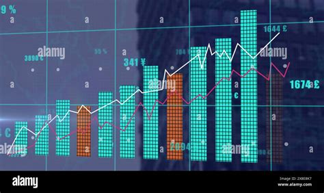 Image Of Statistical Data Processing Over Grid Network Against Tall