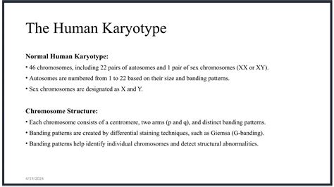 Human Karyotype Decoding Our Chromosomal Makeup And Its Clinical Implications In Genetic Health