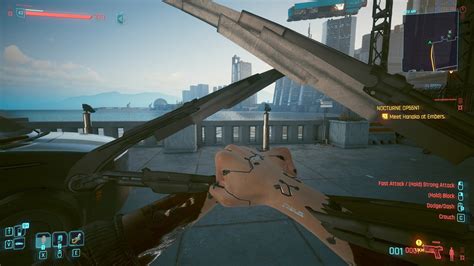 Enemy Dropped These Absolutely Bugged Out Mantis Blades That Can Be Equipped Like A Weapon Can