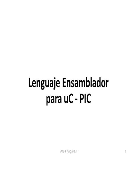 Assembler Pdf Lenguaje Ensamblador Programa De Computadora