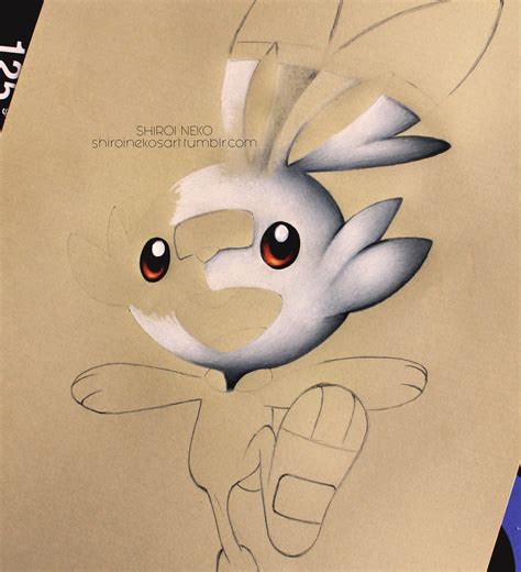Finally Scorbunny Started 😭 This Last Week Was Shiroi Nekos Art