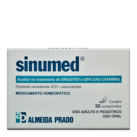 Sinumed Almeida Prado 30 Comprimidos Drogarias Pacheco