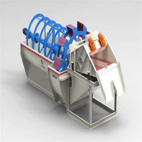 Dual Sand Bucket Classifier Sand Washer Capacity 80 90 Ton Price