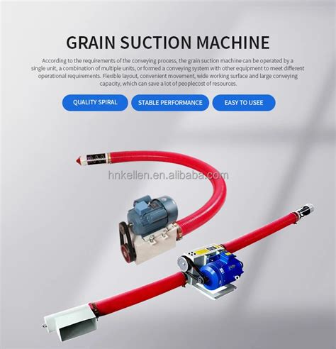 Portable Grain Suction Grain Suction Machine Flexible Screw Conveyor