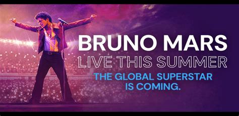 Bruno Mars Live In 2026 Seatpin