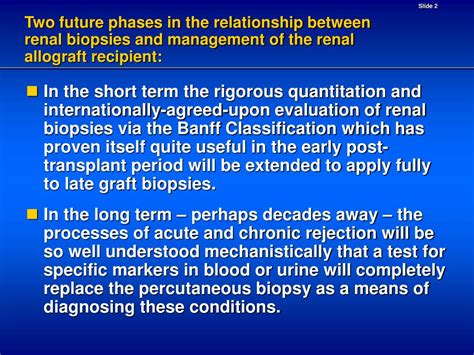 Ppt Standardization In Renal Allograft Biopsy Interpretation The