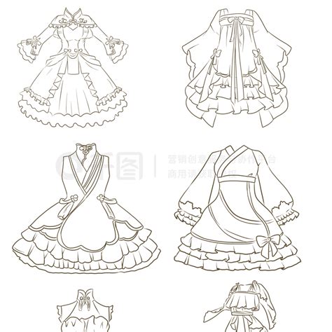 服装模板免抠元素 多款矢量服装模板 素材免费下载 3072像素 Psd格式 编号15863581 千图网
