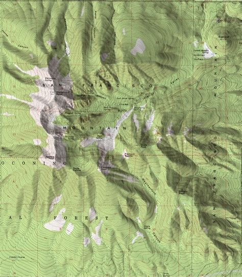 Easy Map Relief Shading Using 3dem