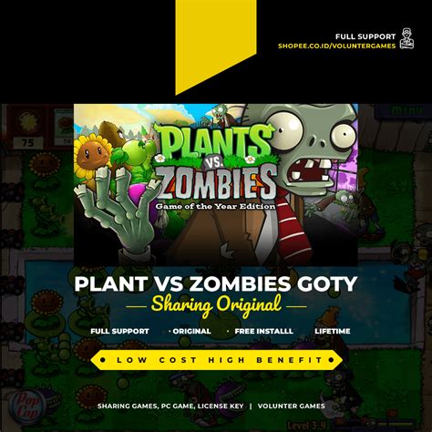 Jual Plants Vs Zombies Goty Edition Pc Original Shopee Indonesia