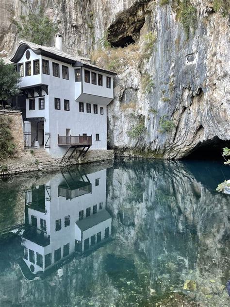 Blagaj Tekke Dervish House Bosnia Herzegovina Balkans Stock Image
