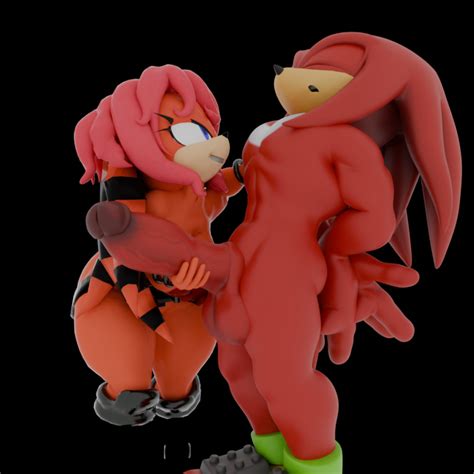 Rule 34 3d 3d Artwork Echidna Handjob Knuckles The Echidna Lien Da