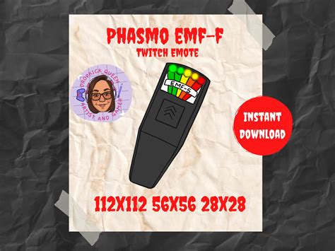 Phasmophobia Emote Set Phas Phasmo Phasmo Emotes Emotes Twitch Emotes Caulk Etsy