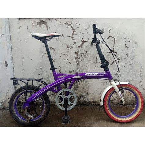 Jual SEPEDA LIPAT EXOTIC INCH SPEED Shopee Indonesia