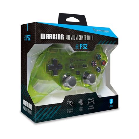 Controller Ps2 Premium Warrior Clear Yellow Hyperkin Just4games