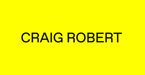 Craig Robert Experimental Typography