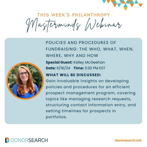 Cfre Webinar Philanthropy Prospect Research Donorsearch