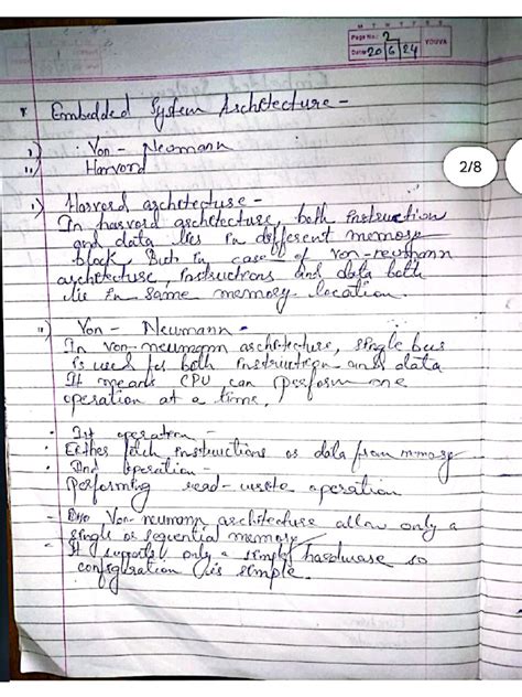 Embedded System Handwritten Notes Pdf