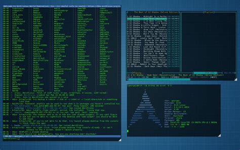 Arch Linux Linux Coding Cheat Sheets