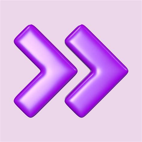 Premium Psd Two Arrows 3d Color