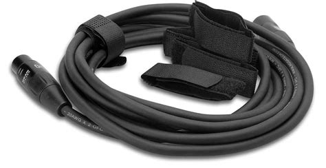 Hosa Wti 156g Black Hook And Loop Cable Wrap 12 Inch 5 Pc Solotech