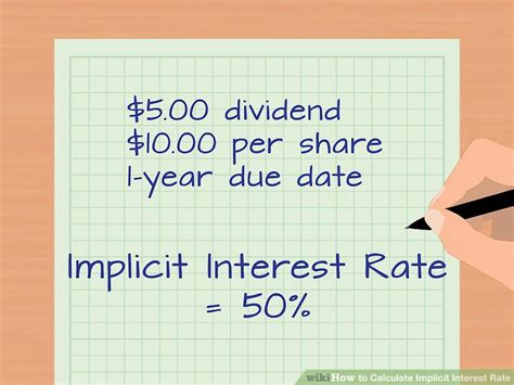 3 Ways To Calculate Implicit Interest Rate Wikihow