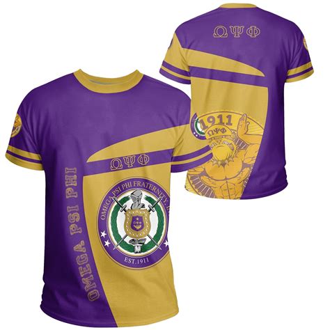 Fraternity Tshirt Omega Psi Phi Big Logo Tee Iconic Style Melanin