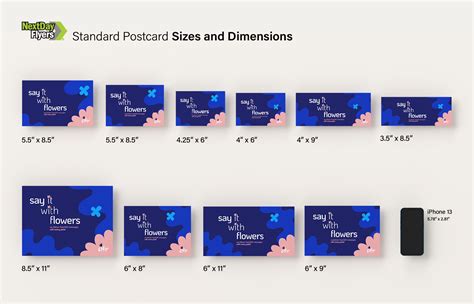 A Guide On Standard Postcard Sizes And Dimensions Nextdayflyers