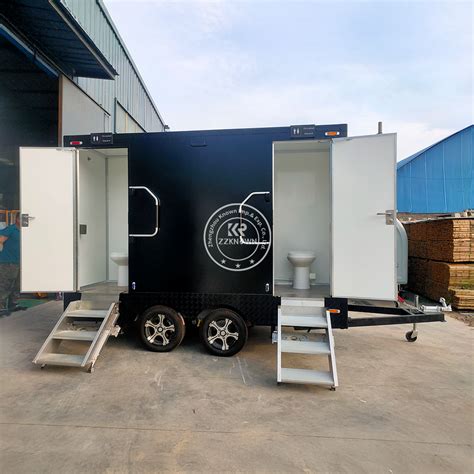 Luxury Portable Toilet For Events And Vip Use Mobile Restroom Trailers