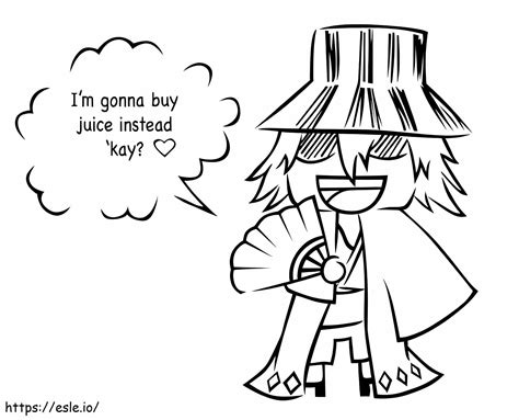 1528251939 Chibi Urahara Kisukea4 Coloring Page