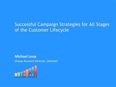Successful Campaign Strategies For All Stages Of The Customer Lifecycle