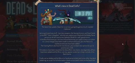 Whats New In Dead Cells Update 34 Hold To Reset