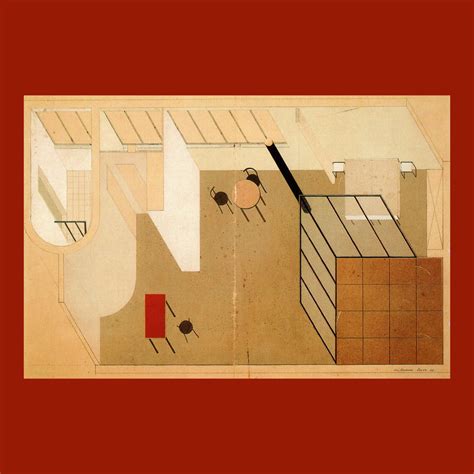 Analog Architecture Drawings Wilhelm Jacob Hess Color Scheme For An Interior