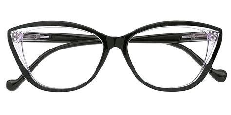 Marcia Black Purple Cat Eye Modish Tr90 Eyeglasses